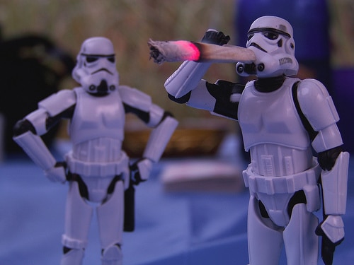 Star Wars Stormtrooper Smoking a Joint - The Weed Blog